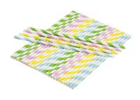 China Multi Colored BPA Free 146×6mm Earth Friendly Paper Straws for sale