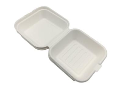 China 6×6 Inch 530ml 20g Biodegradable Food Boxes for sale