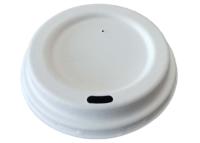 China Eco Friendly 16oz Cups Bagasse Cup Lid 90mm for sale