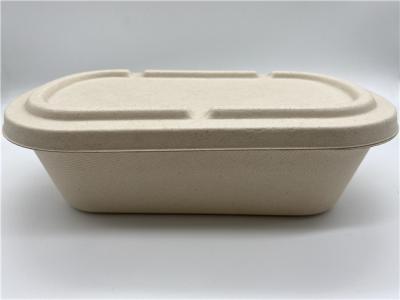 China 850ML Sugarcane Takeaway Biodegradable Salad Boxes for sale
