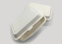 China 7×5 Inch Natural  Biodegradable Takeaway Food Containers for sale