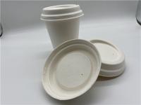 China Eco Friendly 12oz  90x97mm Biodegradable Cups And Lids for sale