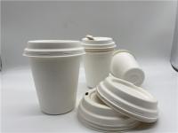 China Eco Friendly 12oz  90x97mm Biodegradable Cups And Lids for sale