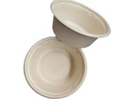 China Salad 12 Ounce Biodegradable Soup Bowls 130×50mm for sale