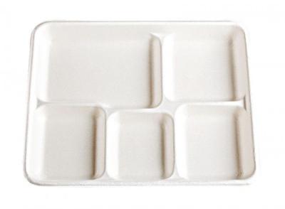 China Bagasse Biodegradable Food Trays for sale