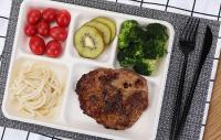 China Bagasse Biodegradable Food Trays for sale