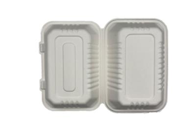 China EN13432 9×6 Inch  Natural Bio Food Packaging Boxes for sale