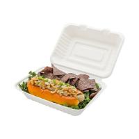 China EN13432 9×6 Inch  Natural Bio Food Packaging Boxes for sale