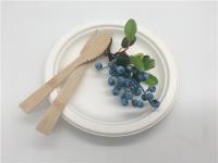China 6 Inch  Microwavable Party Bagasse Disposable Plates for sale