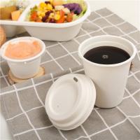 China 12oz 25pcs/Bag  Yogurt  Biodegradable Cups And Lids for sale