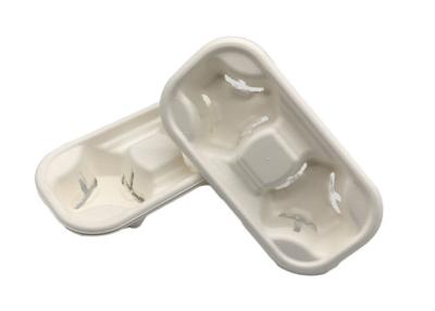China Sugarcane  2 Cup Tea Coffee Cup Holder 218x110x47mm for sale