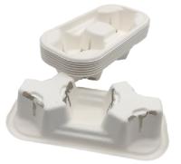 China Waterproof Biodegradable Dia 21.8cm 2 Cups Holder for sale