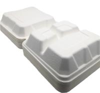China Bento Petroleum Free 8''×8'' Biodegradable Take Out Boxes for sale