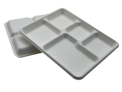 China 6 Inch Waterproof Tableware Square Sugarcane Waste Plates for sale
