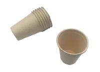 China Eco-friendly Biodegradable Sugarcane Pulp 8oz Disposable china Coffee Milk Tea Paper Cup for sale