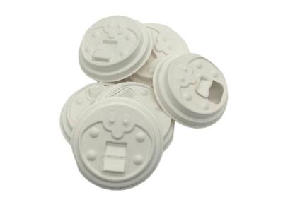 China Biodegradable Disposable 80mm Sugarcane Bagasse Cup Lid for sale