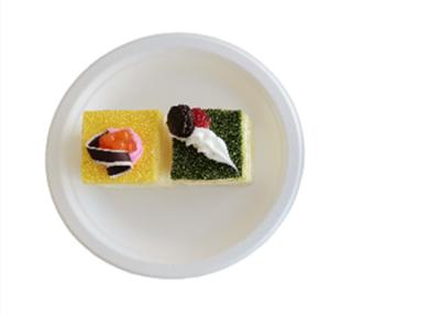 China 7 Inch 8g 50pcs/Bag Bio Food Packaging Plate for sale