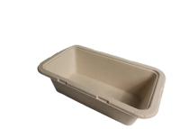 China 10×6 Inch  1050ml 35g Biodegradable Salad Boxes for sale