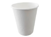 China Sugarcane 12oz 350ml Biodegradable Cups And Lids for sale