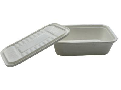 China 100% Compostable LFGB 17.5x12.5x4.5cm Cornstarch  Bio Food Packaging for sale