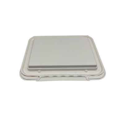 China Renewable 9x6 Inch 39g Biodegradable Takeout Containers for sale