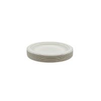 China Oilproof Natural White Biodegradable Sugarcane Bagasse Plates 9