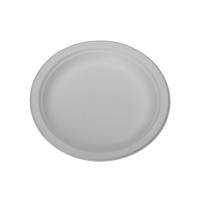 China 7  Inch  8g Snack Biodegradable Sugarcane Bagasse Plates for sale