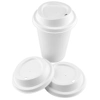 China 100% Biodegradable Capsul Cups Cover Bubble Recyclable Disposable Bagasse Cups Lids For Coffee Cup for sale