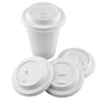 China Raw Sugarcane Fiber Pulp Tall Double Wall 80mm 90mm Paper Cup Lids For 8oz 10oz 12oz 16oz Hot Drink Cup Lid for sale