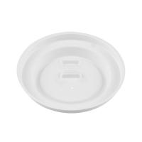 China 80mm 90mm Disposable Sugarcane Fiber Bubble Tea Cup Lids for sale