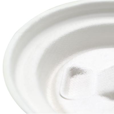 China 80mm 90mm Disposable Sugarcane Fiber Bubble Tea Cup Lids for sale