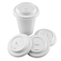 China Disposable Sugarcane Pulp 8oz 12oz Coffee Cup Lids for sale