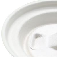 China Disposable Sugarcane Pulp 8oz 12oz Coffee Cup Lids for sale