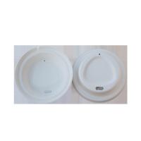 China Molded Biodegradable Sugarcane Bagasse Disposable Cups With Lids for sale