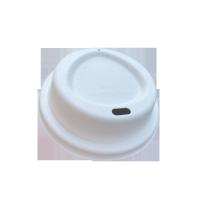 China Molded Biodegradable Sugarcane Bagasse Disposable Cups With Lids for sale