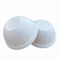 China 8oz 12oz Compostable Sugarcane Bagass Coffee Cups With Lids for sale