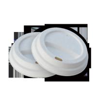 China GB/3561-89 Compostable Sugarcane Bagasse Coffee Cups With Lids for sale
