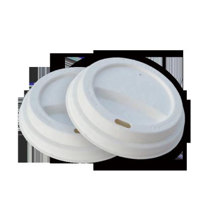 China GB/3561-89 Compostable Sugarcane Bagasse Coffee Cups With Lids for sale