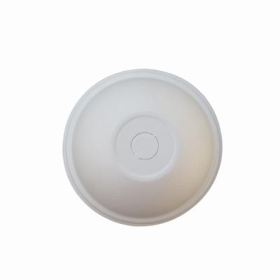 China Microwavable Compostable Bagasse Cup Lids Plastic Free for sale