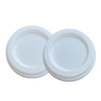China Biodegradable Sugarcane Cup Lid For 8oz Coffee Cup for sale