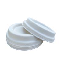 China Biodegradable Sugarcane Cup Lid For 8oz Coffee Cup for sale