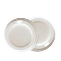 China Compostable Bagasse Disposable Coffee Cup Lids 90mm for sale