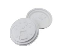 China 8 9cm Disposable Leakproof Bagasse Coffee Cup Lids for sale
