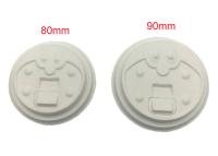 China Sugarcane Bagasse 90mm Compostable Disposable Cup Lids for sale