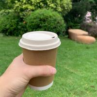 China 8oz 12oz 16oz 24oz Sugarcane Bagasse Disposable Coffee Cups With Lids for sale