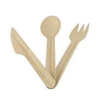 China 16cm Bagasse Biodegradable Disposable Utensils For Party Factory Wholesale for sale