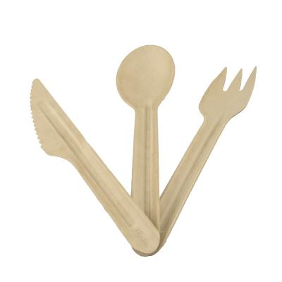 China Biodegradable Compostable Bagasse Paper Disposable Cutlery for sale