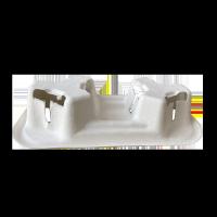China Zero Plastic Compostable Sugarcane Bagasse 2 Cup Carrier for sale
