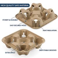China Biodegradable Disposable 8 - 32oz Cardboard Cup Holders for sale