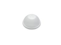 China Eco Friendly 100% Compostable Biodegradable White 80mm Bagasse Cup Lids Non Leak Cover For Dessert And Cola for sale
